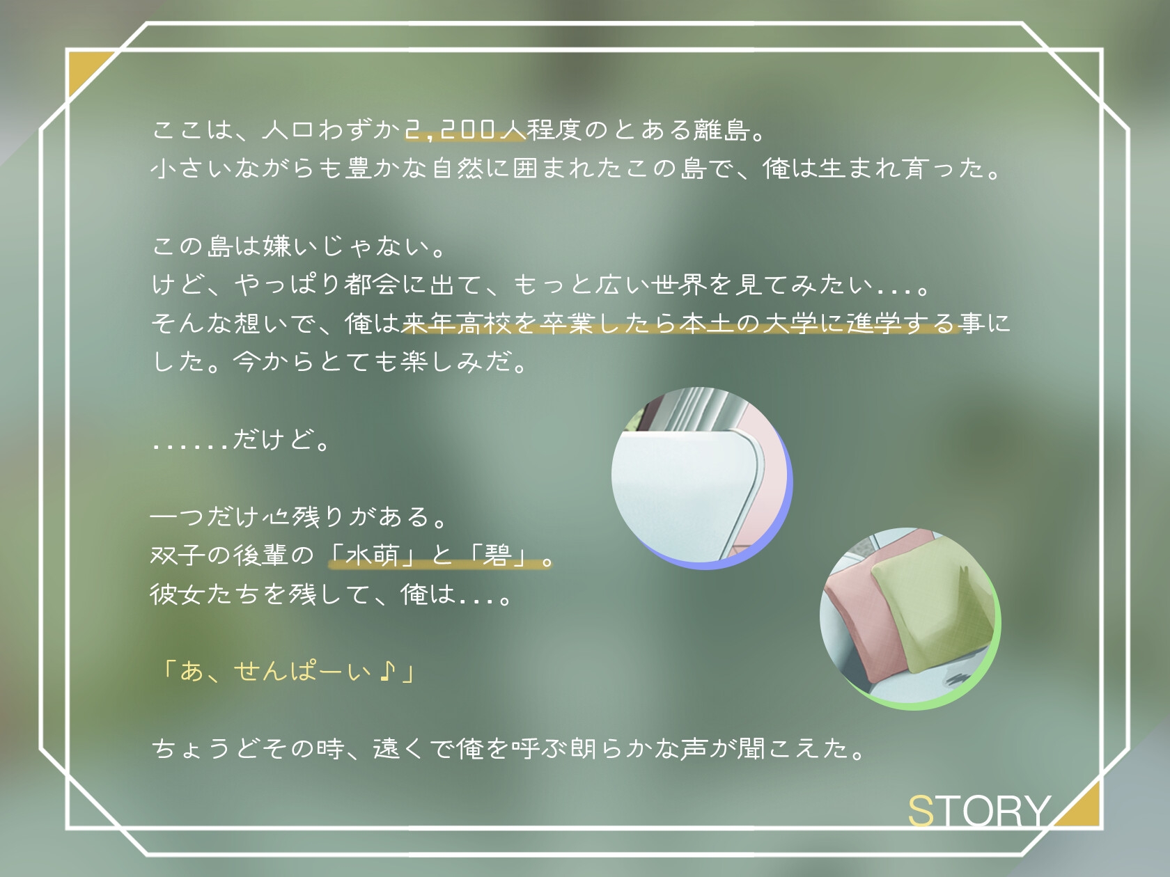 双子の後輩にモテモテなら、離島暮らしも悪くない。 [STUDIO ORBIT ASMR] Product Announcements | DLsite Doujin